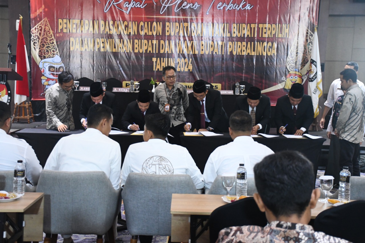 Sah, KPU Purbalingga Tetapkan Fahmi – Dimas Sebagai Bupati -dan Wakil ...